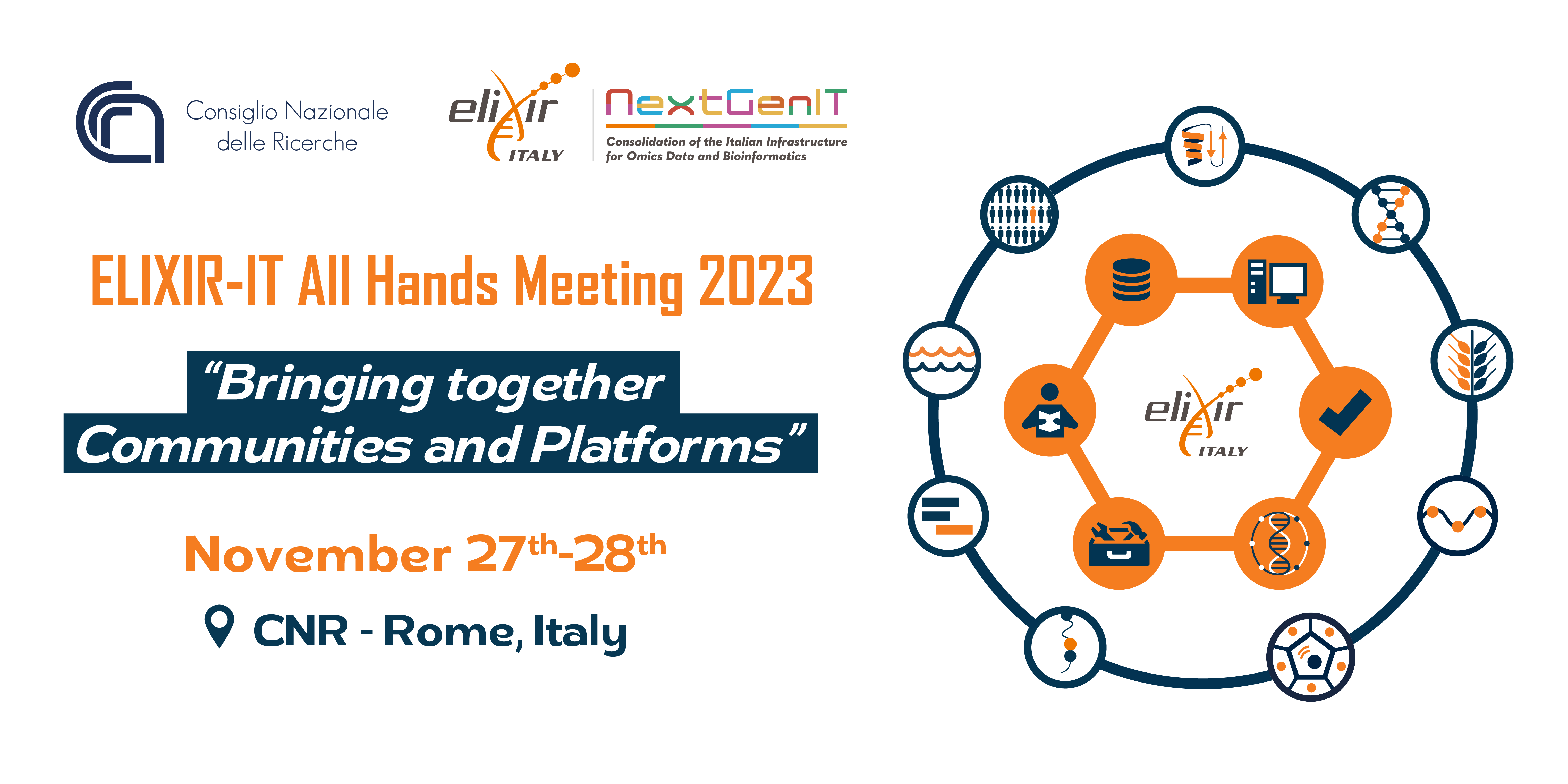Training courses 2023: ELIXIR Italy All Hands Meeting 2023 | ELIXIR-IT Training Platform