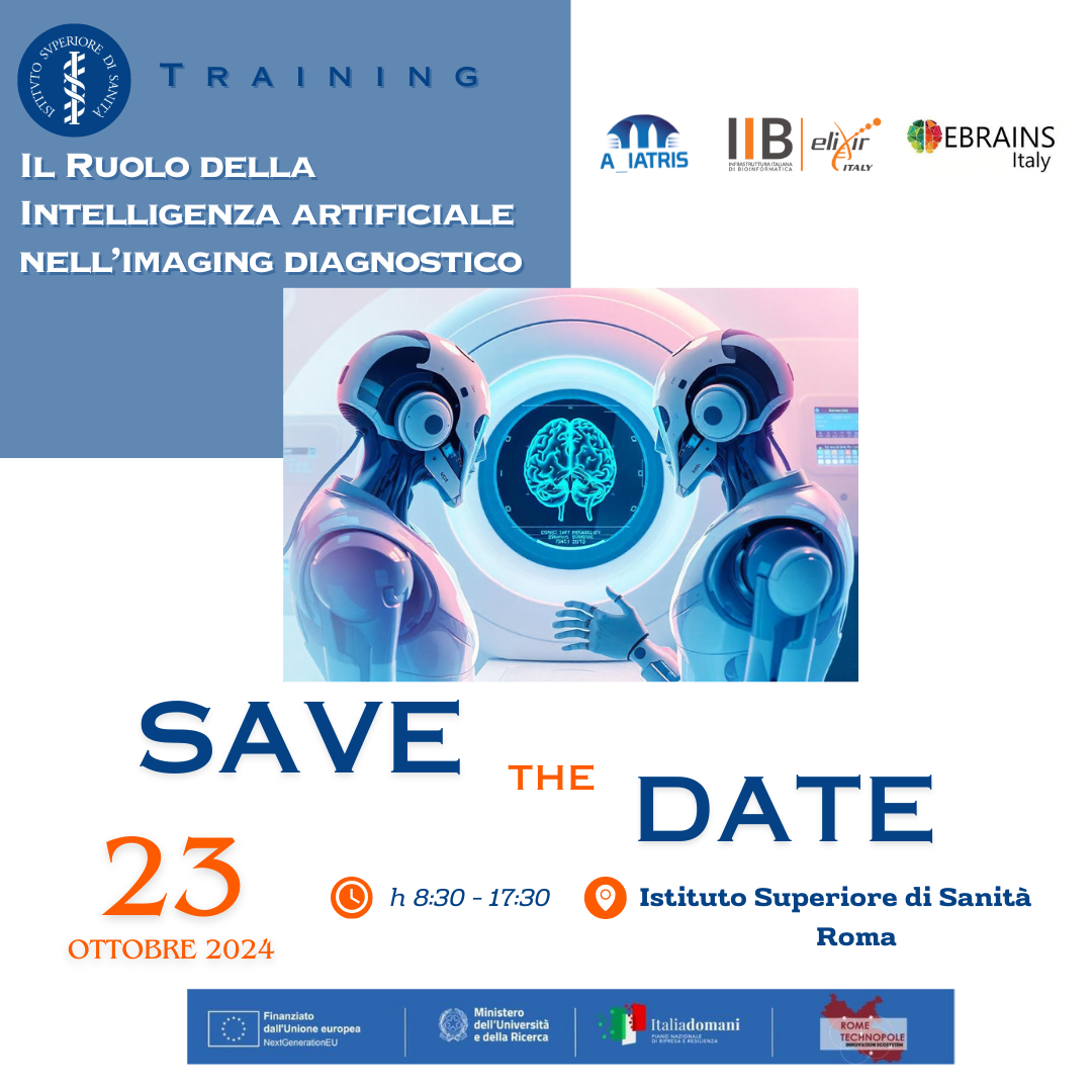 Training courses 2024: AI and Diagnostic Imaging | ELIXIR-IT Training Platform